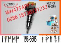 China JISION Excavator Fuel Injector 128-6601 198-6605 for Excavator Engine 3126 3126B for sale