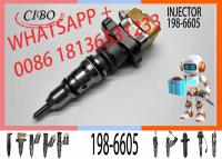 China JISION Excavator Fuel Injector 128-6601 198-6605 for Excavator Engine 3126 3126B for sale
