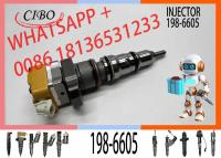 China JISION Excavator Fuel Injector 128-6601 198-6605 for Excavator Engine 3126 3126B for sale