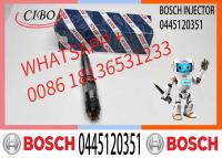 China High Quality 0445 120 351 Diesel engine parts fuel system common rail injector 0445120351 crdi fuel oil injector 0 445 1 for sale