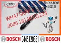 China High Quality 0445 120 351 Diesel engine parts fuel system common rail injector 0445120351 crdi fuel oil injector 0 445 1 for sale