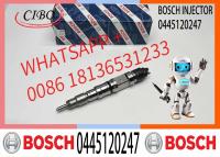 China diesel fuel injector 0445 120 247 injector of diesel generator Genuine part fuel injector 0445120247 for sale