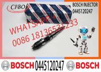 China diesel fuel injector 0445 120 247 injector of diesel generator Genuine part fuel injector 0445120247 for sale