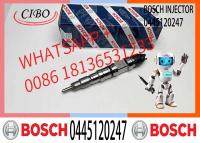 China diesel fuel injector 0445 120 247 injector of diesel generator Genuine part fuel injector 0445120247 for sale