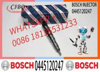 China diesel fuel injector 0445 120 247 injector of diesel generator Genuine part fuel injector 0445120247 for sale