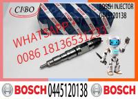 China Diesel fuel injector 0445 120 074 0445120074/0445120138 for vovlo excavator for sale