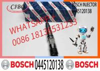 China Diesel fuel injector 0445 120 074 0445120074/0445120138 for vovlo excavator for sale