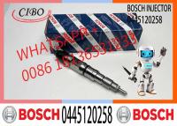 China Common Rail Diesel fuel Injector 0445120258 4009030031 for DOOSAN excavator DX350-3 for sale