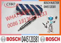 China Engine Parts Injector 0 445 120 381 Diesel Fuel Injectors 0445 120 381 Injector Nozzles for 0445120381 for sale