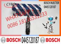 China High Quality Diesel Fuel Injector 0 445 120 187/ 0445120187 For Cumminus With Its Nozzle DLLA145P2144 for sale