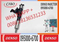 China Common Rail Injector 095000-6700 095000-6701 R61540080017A for HOWO SINO TRUCK for Denso for sale