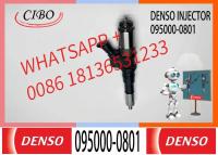 China Fuel Injector 095000-0800 095000-0801 for Komatsu Engine SA6D125E 6D125 Excavator PC400-7 for sale