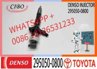 China Fuel Injector 295050-0800 23670-39425 for Toyota Truck Excavator 2KD-FTV Engine for sale
