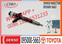 China 095000-5663 23670-30050 Automobile Diesel Fuel Common Rail Injector Assembly for Toyota Hilux Hiace 2KD-FTV for sale