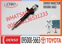 China 095000-5663 23670-30050 Automobile Diesel Fuel Common Rail Injector Assembly for Toyota Hilux Hiace 2KD-FTV for sale