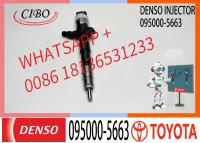 China 095000-5663 23670-30050 Automobile Diesel Fuel Common Rail Injector Assembly for Toyota Hilux Hiace 2KD-FTV for sale