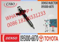China Genuine New Diesel Fuel Injector 095000-6870 095000-5890 for TOY-OTA 1KD-FTV 236770-39155 for sale