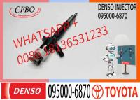 China Genuine New Diesel Fuel Injector 095000-6870 095000-5890 for TOY-OTA 1KD-FTV 236770-39155 for sale