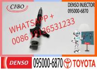 China Genuine New Diesel Fuel Injector 095000-6870 095000-5890 for TOY-OTA 1KD-FTV 236770-39155 for sale