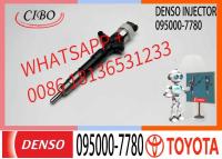 China Diesel Common Rail Fuel Injector 095000-7780 23670-30280 for Toyota Hilux 1KD-FTV Denso Injectors for sale