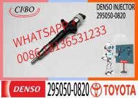 China Diesel Fuel Injector 295050-0820 23670-39385 for Toyota 1KD 1KD-FTV 3.0L D-4D 200 Dutro Euro 4 Engine for sale