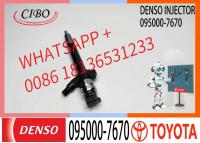 China Hilux diesel Injector 23670-0R030 23670-0R140 23670-0R190 095000-7670 for sale