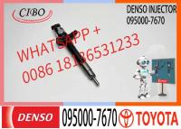China Hilux diesel Injector 23670-0R030 23670-0R140 23670-0R190 095000-7670 for sale