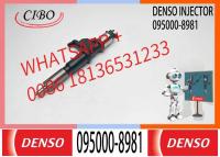 China High Quality Fuel Injector 095000-8981 Common Diesel Rail Injector 095000-8980 095000-8981 095000-8982 for ISUZU 6WG1 Engine for sale