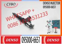 China New Diesel Fuel Common Rail Injectors 095000-6651 8-98030550-0 8-98030550-1 GIGA 6WF1 Heavy Duty Injector for sale