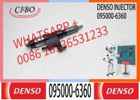 China New Diesel Fuel Common Rail Injectors 095000-6360 8-97609788-0 8-97609788-1 Case Excavator 4HK1 Injector for sale