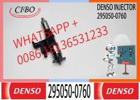 China Common Rail Fuel Injector 295050-0760 for HINO N04C EURO4 Dutro 300 Series 23670-E0380 Excavator for sale