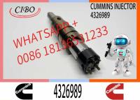 China Genuine Diesel Common Rail Fuel Injector 4955080 2872544 For ISZ Engine Parts 4326959  4326989 for sale