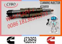 China Genuine Diesel Common Rail Fuel Injector 4955080 2872544 For ISZ Engine Parts 4326959 for sale