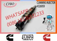 China Genuine Diesel Common Rail Fuel Injector 4955080 2872544 For ISZ Engine Parts 4326959 for sale