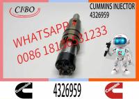 China Genuine Diesel Common Rail Fuel Injector 4955080 2872544 For ISZ Engine Parts 4326959 for sale