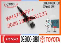 China Diesel Common Rail Fuel Injector 095000-5880 095000-5660 095000-5881 9709500-588 23670-30050 for TOYOTA 2KD-FTV Engine for sale