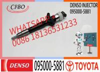 China Diesel Common Rail Fuel Injector 095000-5880 095000-5660 095000-5881 9709500-588 23670-30050 for TOYOTA 2KD-FTV Engine for sale