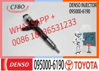 China common rail fuel injector 095000-6190  23670-30100  for Toyota for sale
