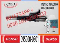 China High Quality Diesel Fuel Injector 095000-0801 6156113100 6156-11-3100 For Komatsu PC450-7 WA470-5 for sale
