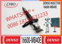 China Genuine Common Rail Injector 095000-6240 095000-6243 fuel injector for NI SSAN 16600-VM00A 16600-VM00D 16600-MB40E for sale