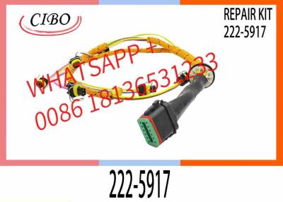 China Excavator Standard Size E324D E325D E329D E323D C7 Nozzle Harness Engine Fuel Injector Wire Harness 222-5917 for sale