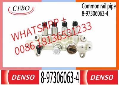 China High Pressure Common Rail Assembly 095440-0350 8-97306063-4 8973060634 For Hitachi Excavator ZX200-3 ISUZU Engine 4HK1 for sale