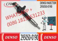 China High Quality Diesel Common Rail Fuel Injector 23670-0L100 / 295050-0190 for Toyota 1KD for sale
