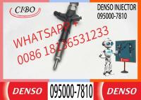 China Construction Machinery Parts Fuel Injector Assembly 0950007810 for Toyota Dyna 23670-30120 095000-7810 for sale