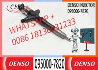 China Genuine 9709500-782 Common Rail Injector 095000-7820 for diesel Injector 095000-7450 23670-39265 23670-39165 23670-30290 for sale