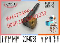 China High Quality Engine Parts 20R-0758 Fuel Injector for 631E 651E 657E 3412E 3408 Engine Injector 174-7526 1747526 for sale