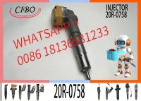 China High Quality Engine Parts 20R-0758 Fuel Injector for 631E 651E 657E 3412E 3408 Engine Injector 174-7526 1747526 for sale