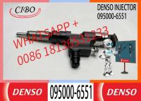 China Diesel Fuel Common Rail Injector 095000-6551 095000-6550 23670-E0190 for HINO 300 N04C-TY DUTRO 4.0D for sale
