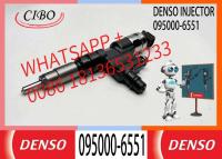 China Diesel Fuel Common Rail Injector 095000-6551 095000-6550 23670-E0190 for HINO 300 N04C-TY DUTRO 4.0D for sale