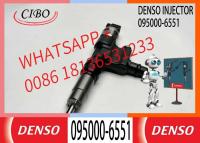 China Diesel Fuel Common Rail Injector 095000-6551 095000-6550 23670-E0190 for HINO 300 N04C-TY DUTRO 4.0D for sale